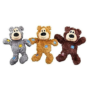 Kong Wild Knots Bears Durable Dog Toys Size:Med/Large Pack of 2, Medium Breeds