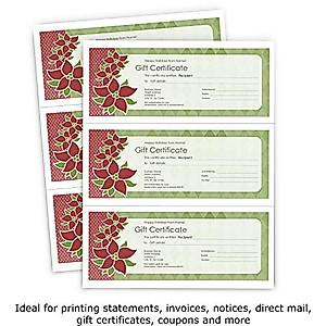 PrintWorks Professional Paper, 8.5 x 11, 20 lb, 2 Horizontal Perfs 3.66" and 7.33", 500 Sheets, White (04120)