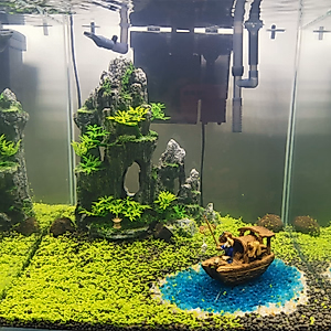 30gram Aquarium Plant S e-e-d, 3 Pack no Artificial Plastic Water Grass for Fish Tank Terrarium Carpet Grass Mini-Leaf AAA