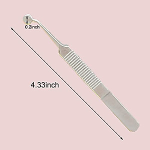 Meibomian Gland Expressor Stainless Steel Eyelid Massage Tweezers for Dryeye Extraction Tool