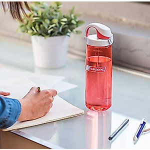 Nalgene On The Fly BPA-Free Water Bottle, Blue with Black, 32 Oz