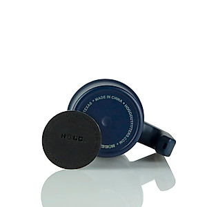 Hogg 20oz Grippy Tumbler with Removable Handle, Lid, and Stainless Steel Straw, DIY, Customizable, Double Wall Insulated Tumblers (Navy)