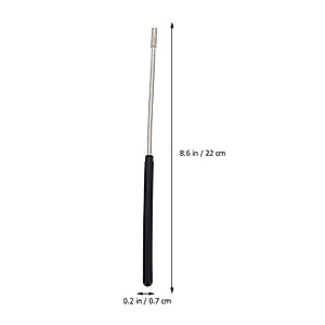 Baluue 24pcs Reusable Inoculating Loop Nichrome Tip Microbiology Inoculation Rod Wire Needle Tips Inoculation Loop for Tissue Culture Laboratory Tool Mycology Supplies Nutrient Agar