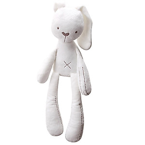 Mamami Soft Snuggle Bunny Plush Childs First Bubby Doll Cotton and Natural Color