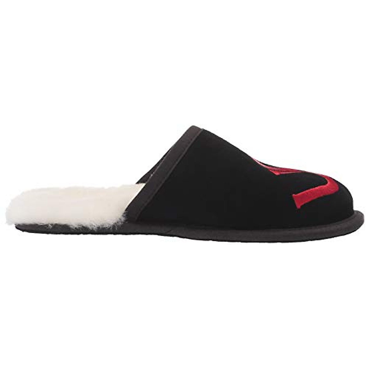 UGG Scuff Logo Slipper, Black, Size 11