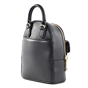 DKNY Miranda Backpack Crossbody Black/Gold One Size