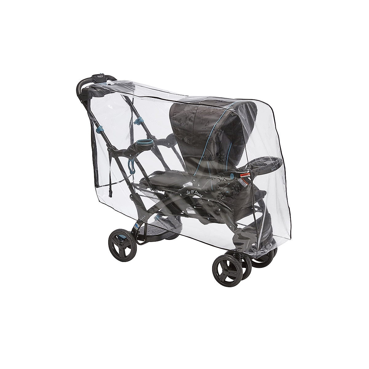 Sashas Premium Series Rain and Wind Cover for Baby Trend Sit N Stand Ultra Tandem Stroller