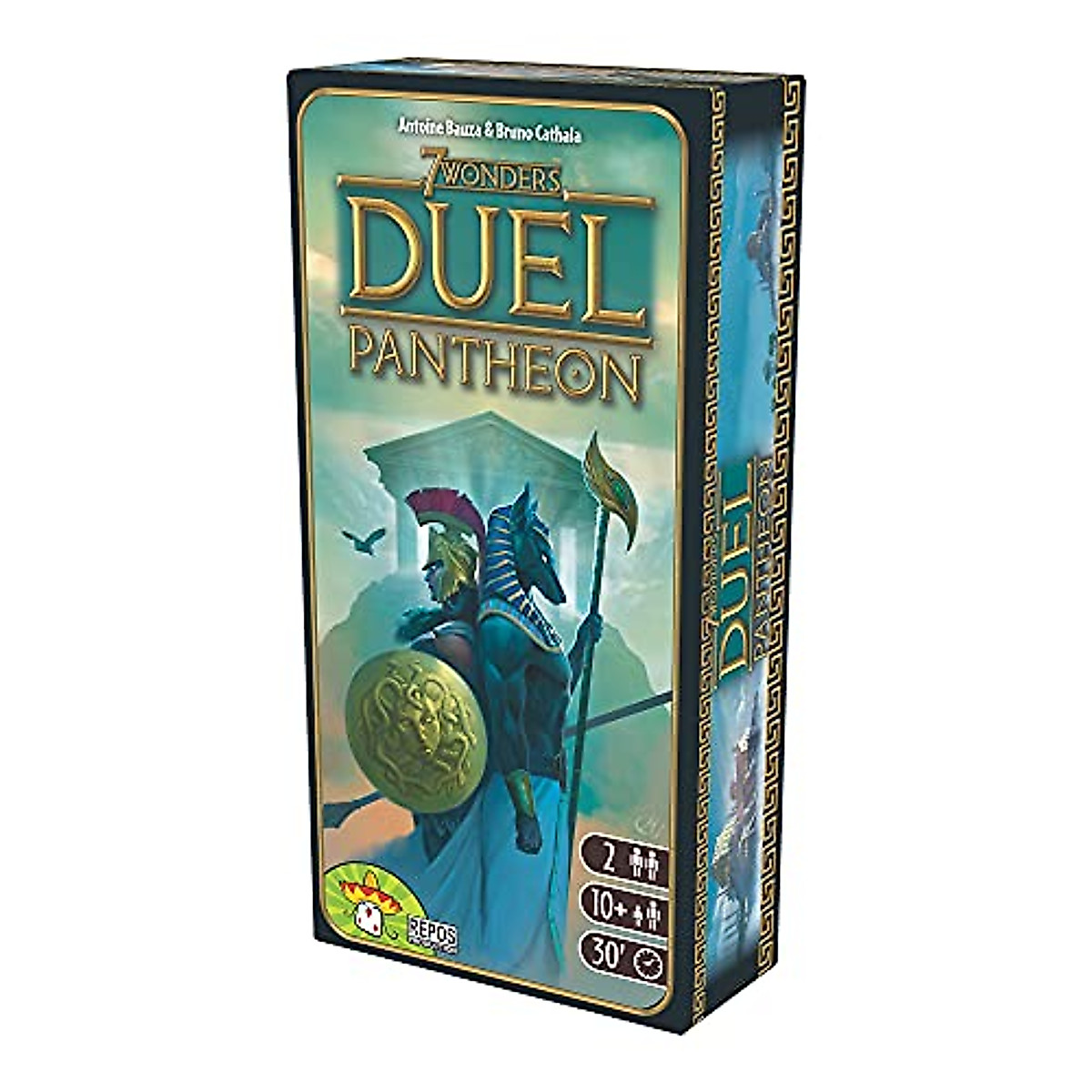 7 Wonders Duel Pantheon Board Game EXPANSION | 2 Player Game | Strategy Board Game | Civilization Board Game for Game Night | Board Game for Couples | Ages 10+ | Made by Repos Production