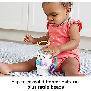 Fisher-Price Baby & Toddler Toy Laugh & Learn Wake Up & Learn Coffee Mug with Lights Music & Learning for Infants Ages 6+ Months