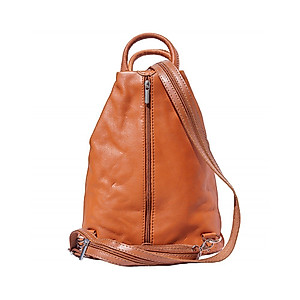 LaGaksta Submedium Leather Backpack Purse Tan