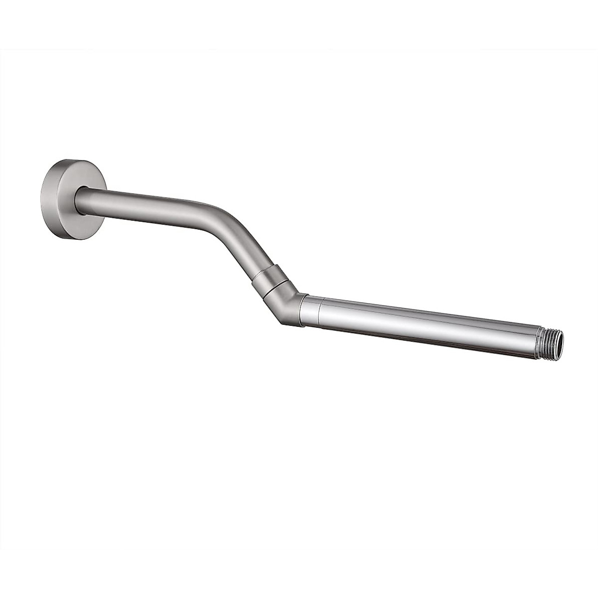 Worldwhere 135 Degree Shower Elbow Adapter, Handhold Shower Head Elbow Adapter,Brushed Nickel