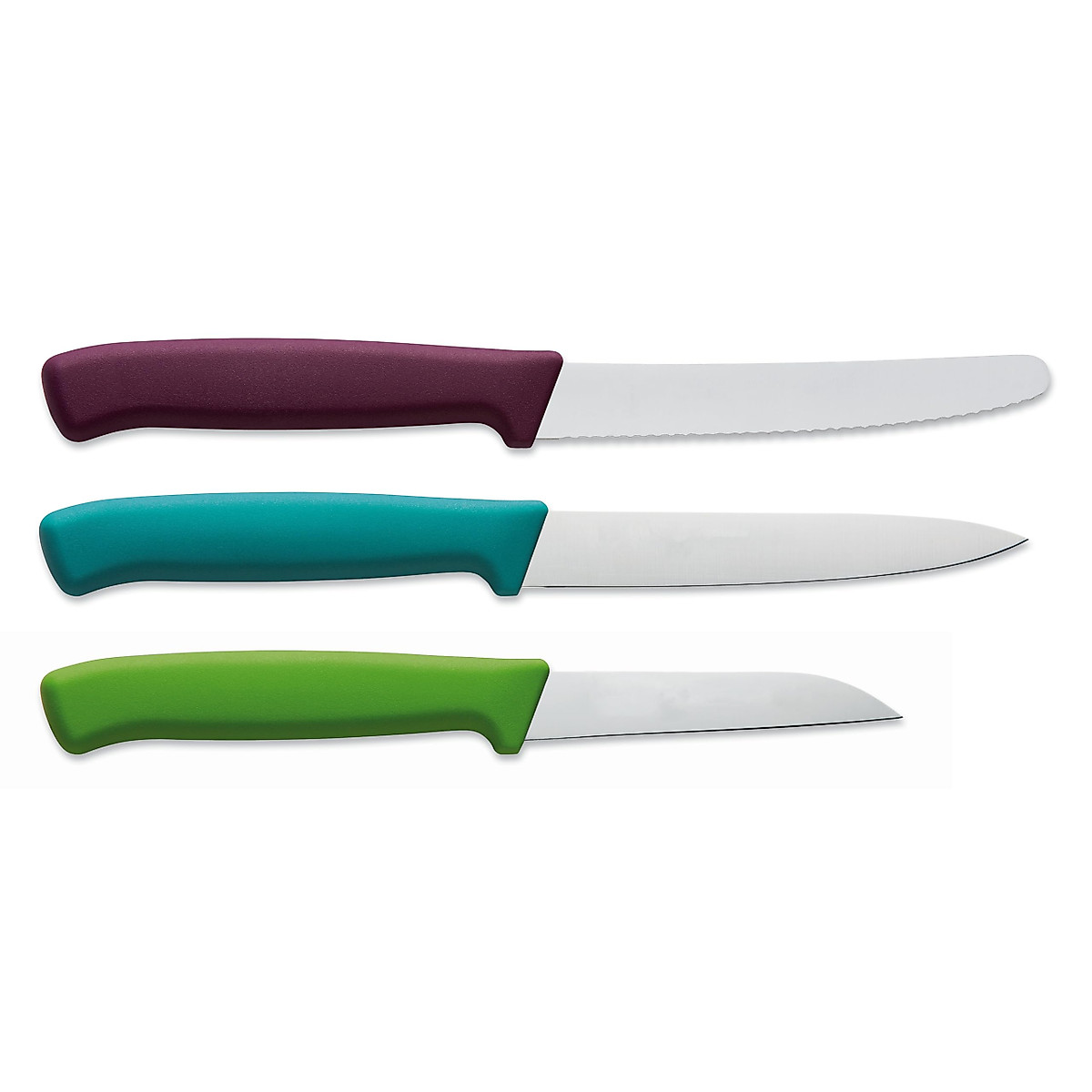 F. Dick 3 Piece Kitchen Knife Set With Popular Paring Knives And Vegetable Slicer