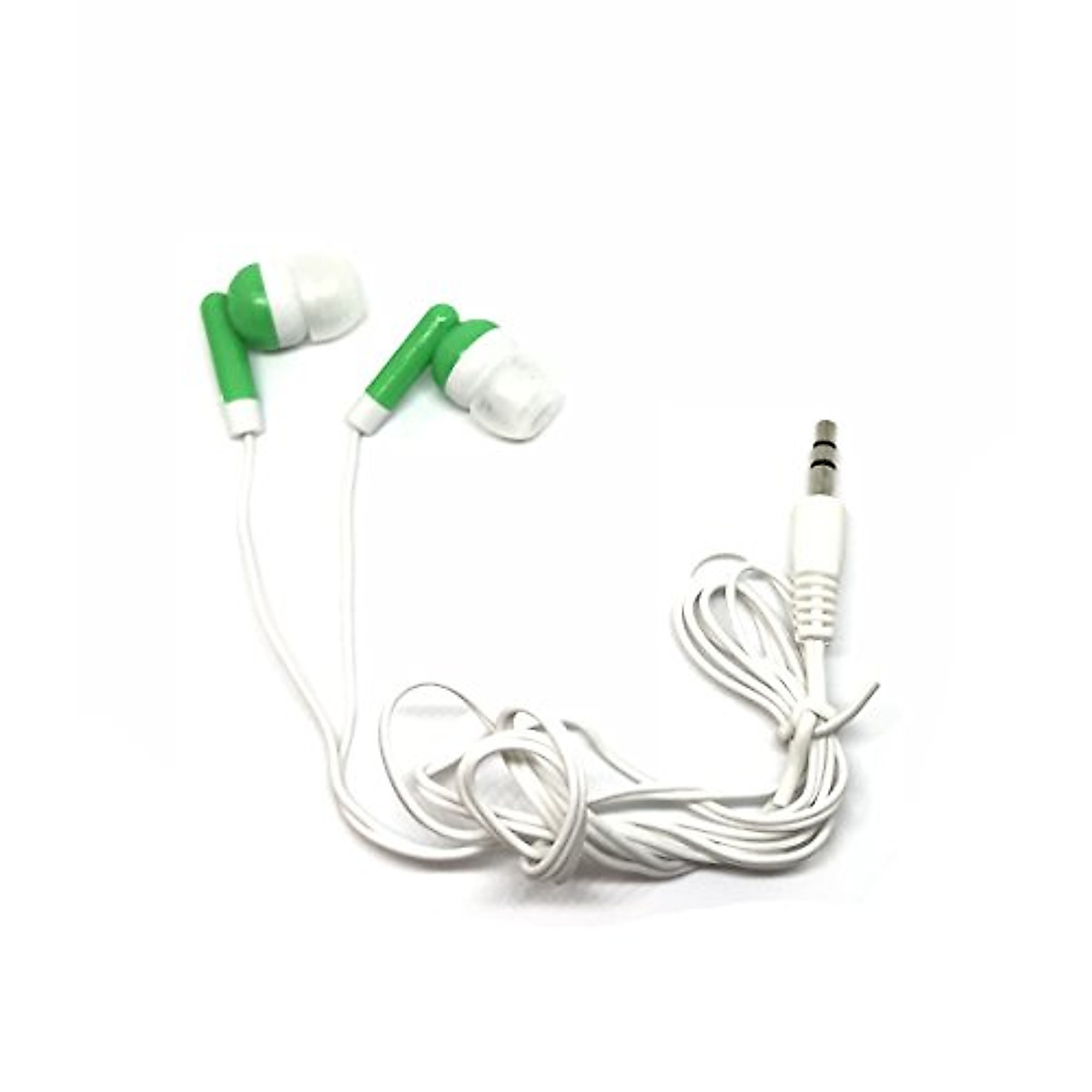 TFD Supplies Wholesale Bulk Earbuds Headphones 50 Pack for iPhone, Android, MP3 Player - Mixed Colors