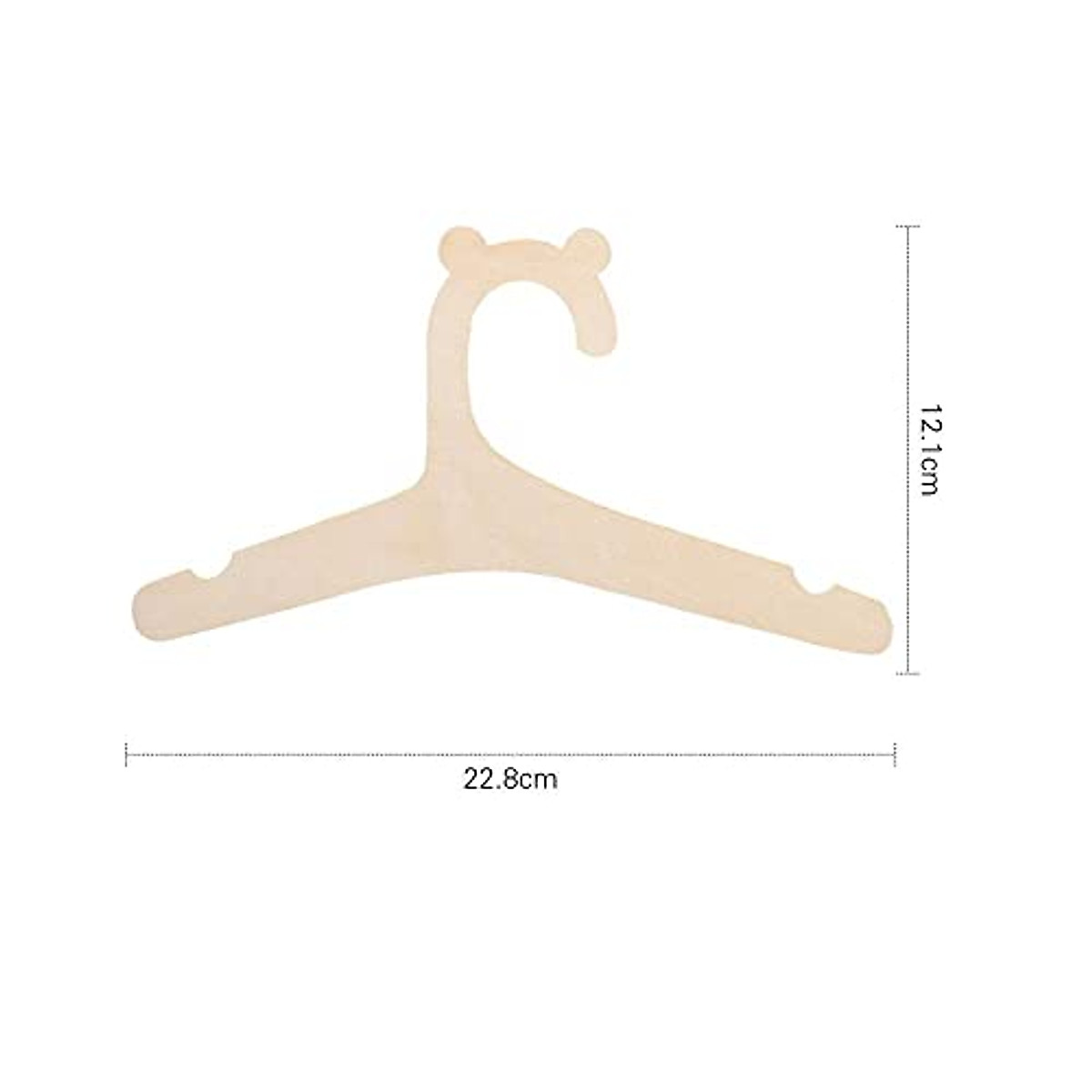 5/10 Pcs Baby Creative Hanger Rack Baby Wooden Clothes Hanger Home Girls Princess Room Nursery Decor(10pcs)