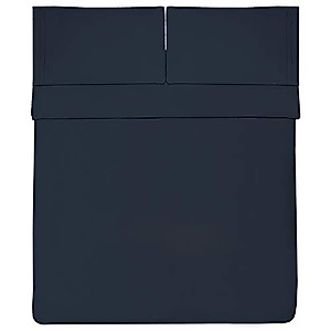 Queen Size Bed Sheets - Breathable Luxury Sheets with Full Elastic & Secure Corner Straps Built In - 1800 Supreme Collection Extra Soft Deep Pocket Bedding Set, Sheet Set, Queen, Navy