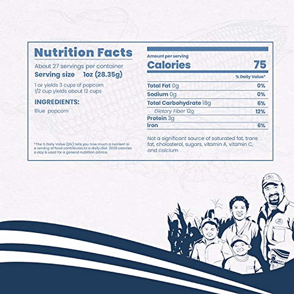 Pilot Knob Comforts Blue Bounty Gourmet Popcorn Kernels for Popcorn Machines, Microwave and Air Popper Popcorn Maker – Non-GMO, Fresh Heirloom Hull-Less Popcorn Seeds, Gift Set – 3 Jars (32 Oz Each)