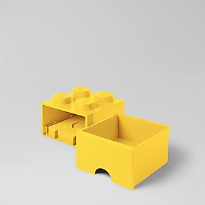 LEGO Brick Drawer 4 Bright Yellow