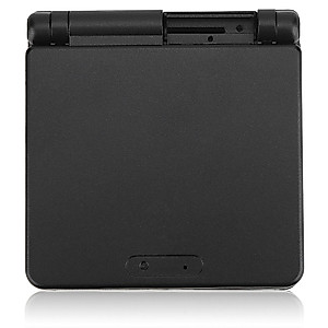 Lazmin Replacement Housing Shell Case Cover Repair Part, Screen Glass Lens & Screwdrivers Tool for Gameboy Advance SP Console, Prevent from Stains, Scratch, rub, and Erosion (Black)
