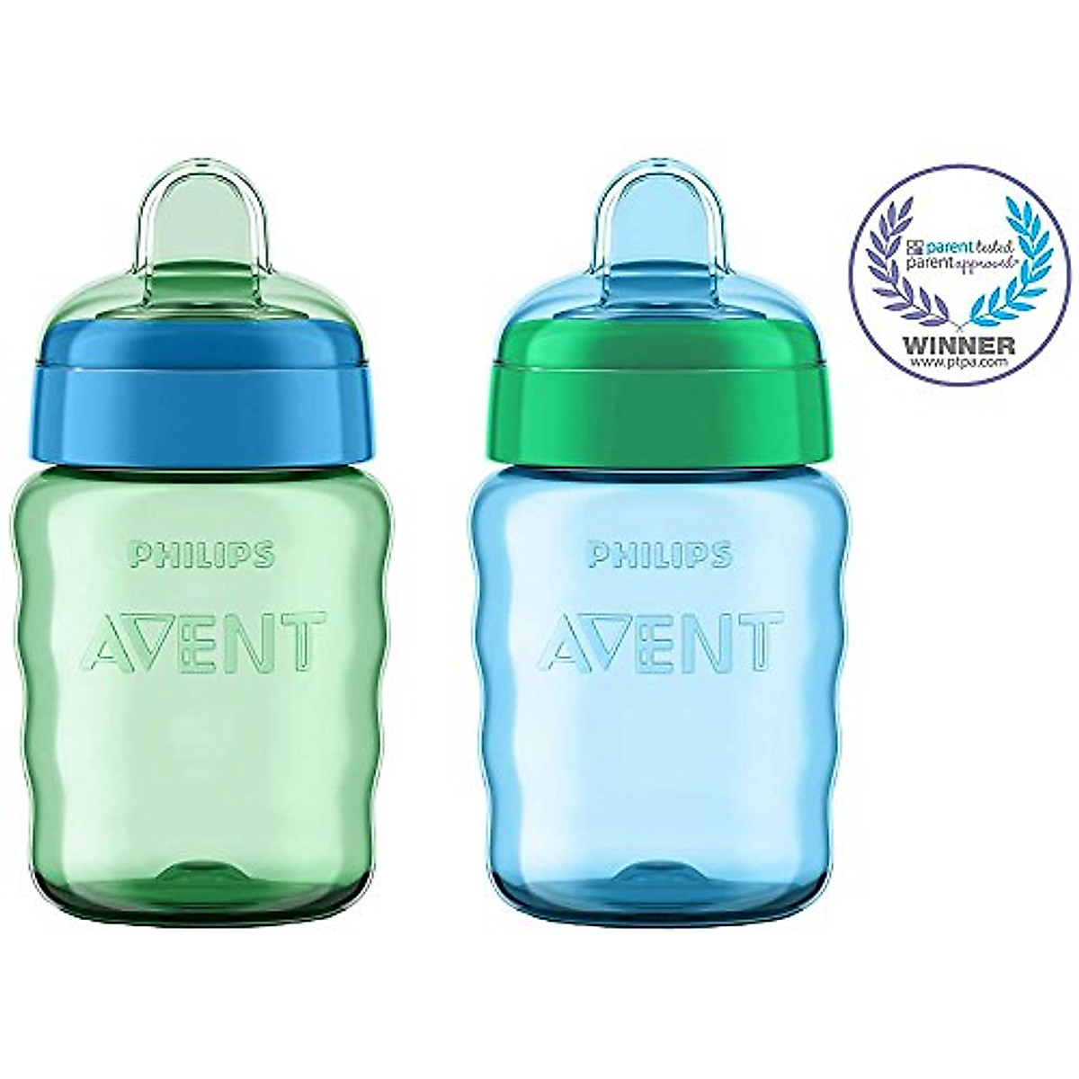 Philips Avent My Easy Sippy Spout 9-Ounce Cup (Pack of 2) Blue