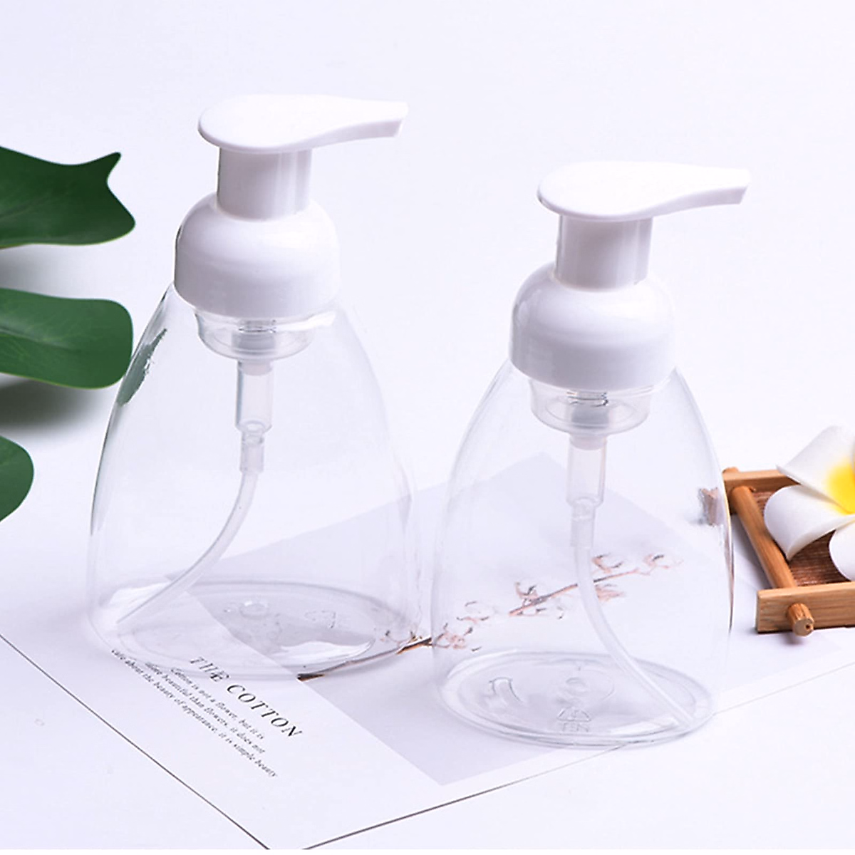 Bekith 12 Pack Foaming Soap Dispenser Pump Bottles, 8oz (250ml) Foaming Hand Soap Dispenser, Refillable Liquid Soap Foaming Dispenser, Empty Plastic Bottles for Kitchen, Bathroom, Commercial, Clear