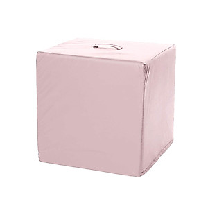 foamnasium Large Block, Indoor Foam Playset, Soft Toddler and Active Kids Play Foam Block for Crawling, Climbing, and Jumping, Made in The US, Pink