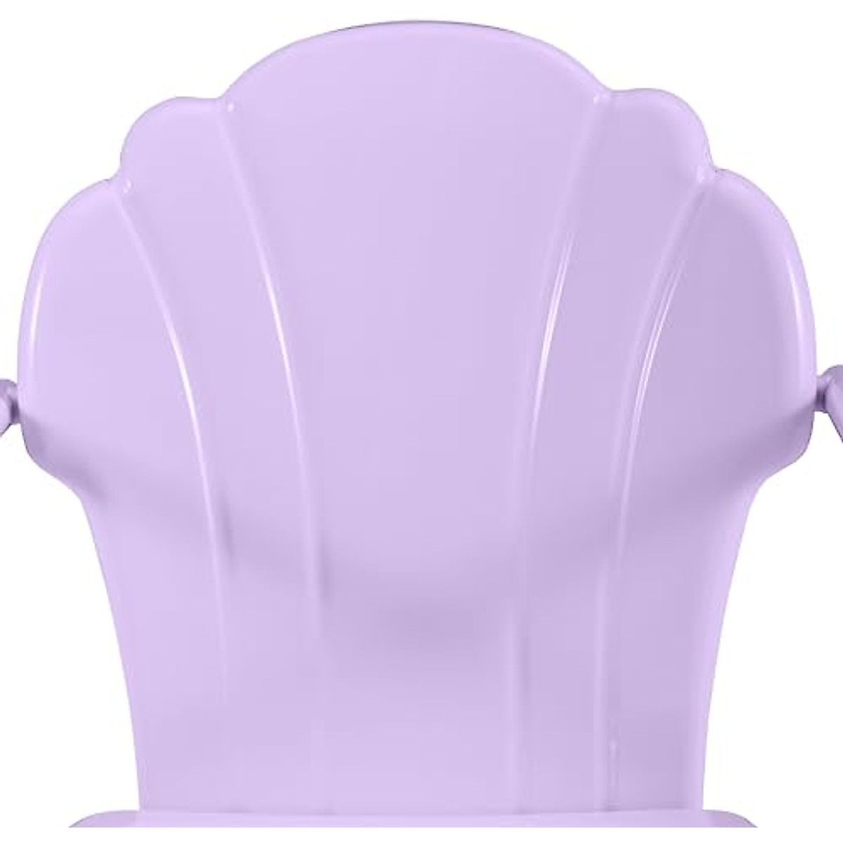 Crosley Furniture Tulip 3-Piece Outdoor Chair and Side Table Set, Vintage Retro Metal Patio Conversation Sets, Lavender Gloss