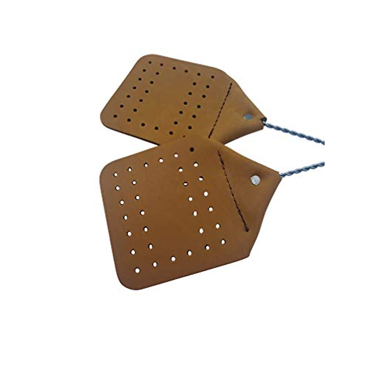 Pack of Two Amish Valley Products Leather Fly Swatter Brown Holmes County Handcrafted Wire Handle