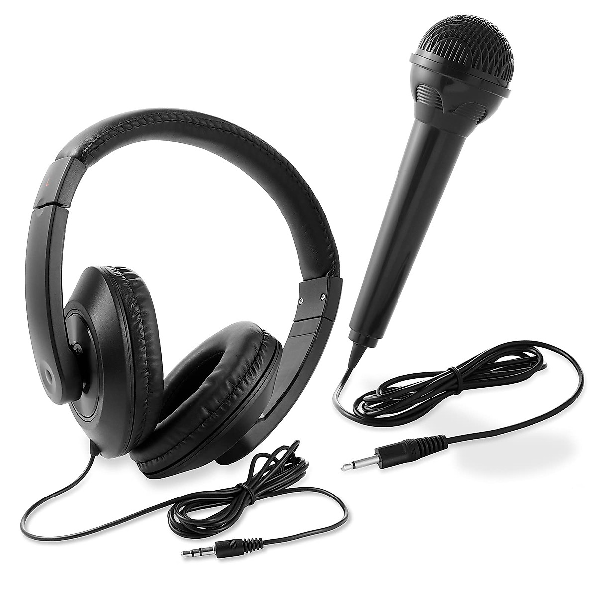 Hamzer 61-Key Electronic Keyboard Portable Digital Music Piano with H-Stand, Stool, Headphones, Microphone, & Sticker Set