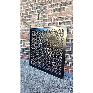 HiddenFlower1US - Privacy Screen Metal Garden Fence Decor Art
