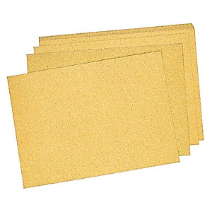 50 Gold Glitter Cardstock - Double Sided Non-Adhesive Glitter Sheet - 400 GSM Gold Glitter Paper for Arts and Craft, DIY Glitter Paper for Invitations, Projects - 8.5 x 11 inches (50 Pack)