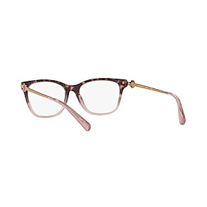 Coach HC6176 Prescription Eyewear Frames, Rose Tortoise Gradient/Demo Lens, 53 mm