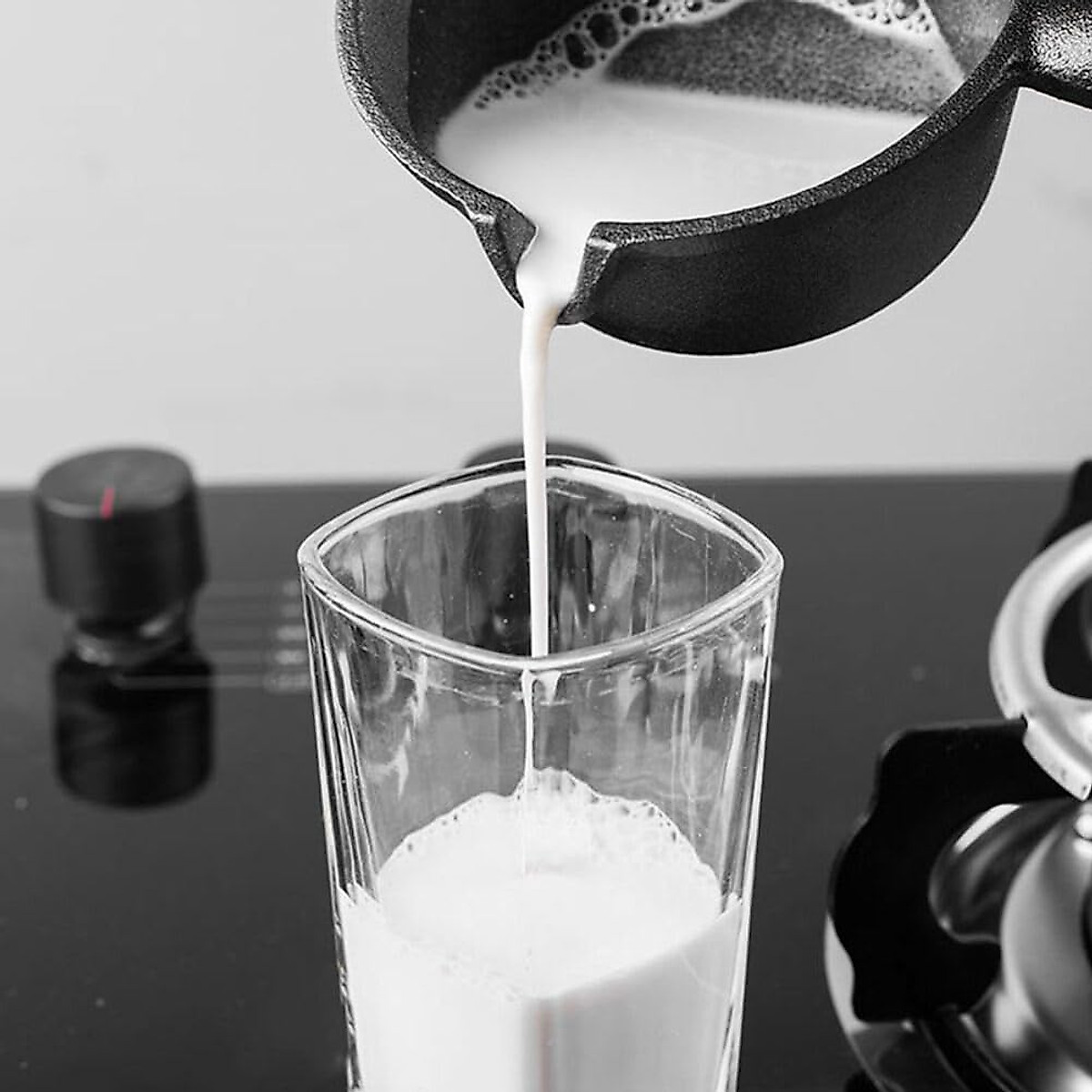 Cabilock Cast Iron Pot Pasta Pot Cast Iron Pot, Baking Heating Holder Cheese Heating Pot Kitchen Butter Heating Pot 1 Pc Butter Cast Iron Pot Pasta Pot