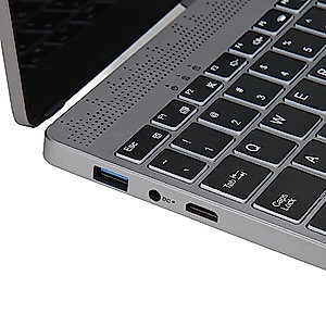 Airshi Office Laptop, Tablet Laptop Fingerprint Reader 15.6in Touchscreen Gravity Sensor 12GB DDR5 RAM Multi Mode for Travel