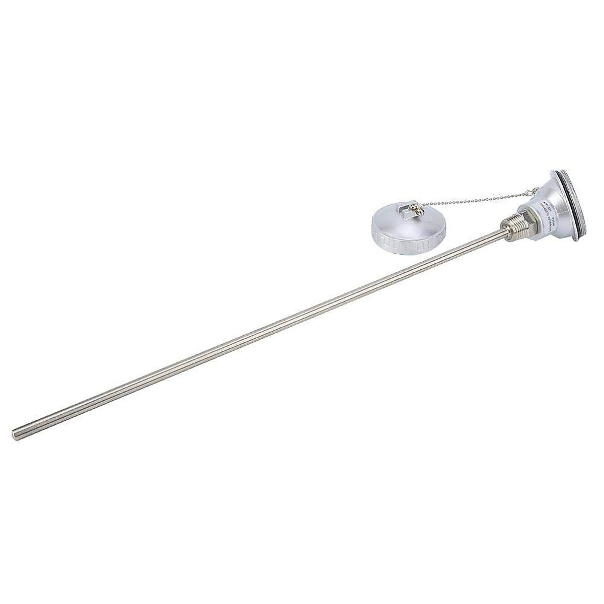 RTD Temperature Sensor, RTD PT100 Temperature Sensor Probe 1/2" NPT Thread Thermocouple Terminal Head,Simple and Easy to Install(400mm/15.7)