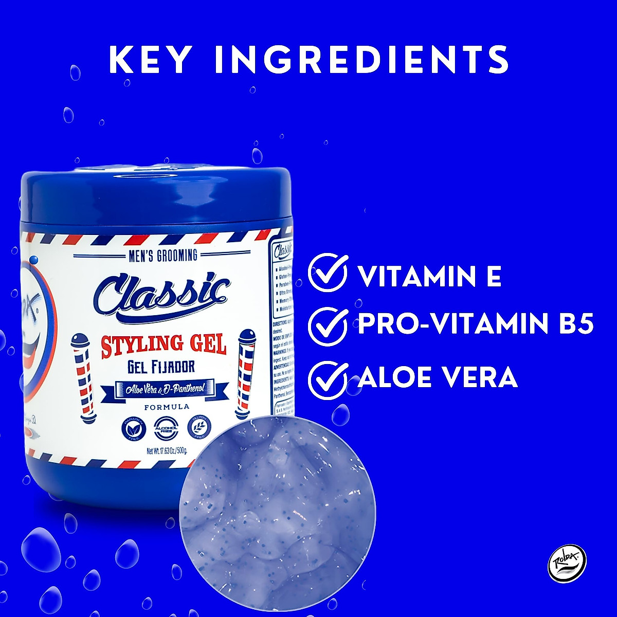 Rolda Classic Styling Gel Power Hold With Aloe Vera