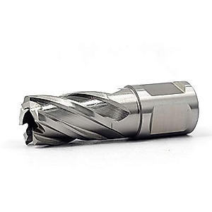 Annular Cutter JESTUOUS 3/4 Inch Weldon Shank 11/16 Cutting Diameter 1 Cutting Depth with Two-Flat HSS Kit for Magnetic Drill Press,1 Piece