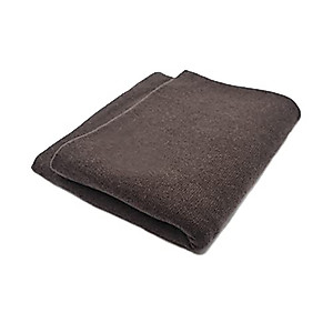 State Cashmere Reversible Throw Blanket - Ultra Soft Accent Blanket for Couch, Sofa & Bed Made with 100% Inner Mongolian Cashmere - Crafted Home Accessories - (Black Coffee/Winter Twig, 60"x50")