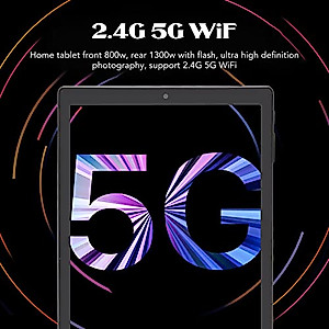 Luqeeg 10.1 Inch Tablet, 1080P Full HD Tablet, 1080x1920 IPS Touchscreen, 11, 4GB+64GB, 8MP+13MP, Type C, 8000mAh Fast Charging Battery