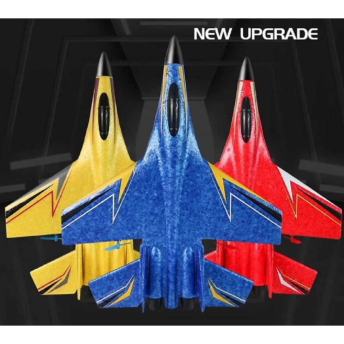 Aquard Duck RC Airplane - Multi-Directional Remote Control Plane with Smart Gyroscope, Anti-Collision Silicone Nose RC Plane, Long Battery RC Glider for Kids and Adults (Blue)