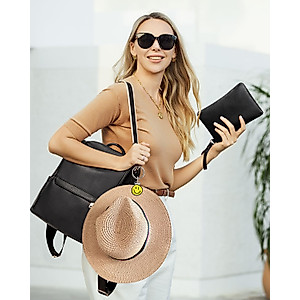 KEYDUACU Hat Clip - Hat Holder for Travel on Bag，Hat Clip for Travel (Metal, Yellow)