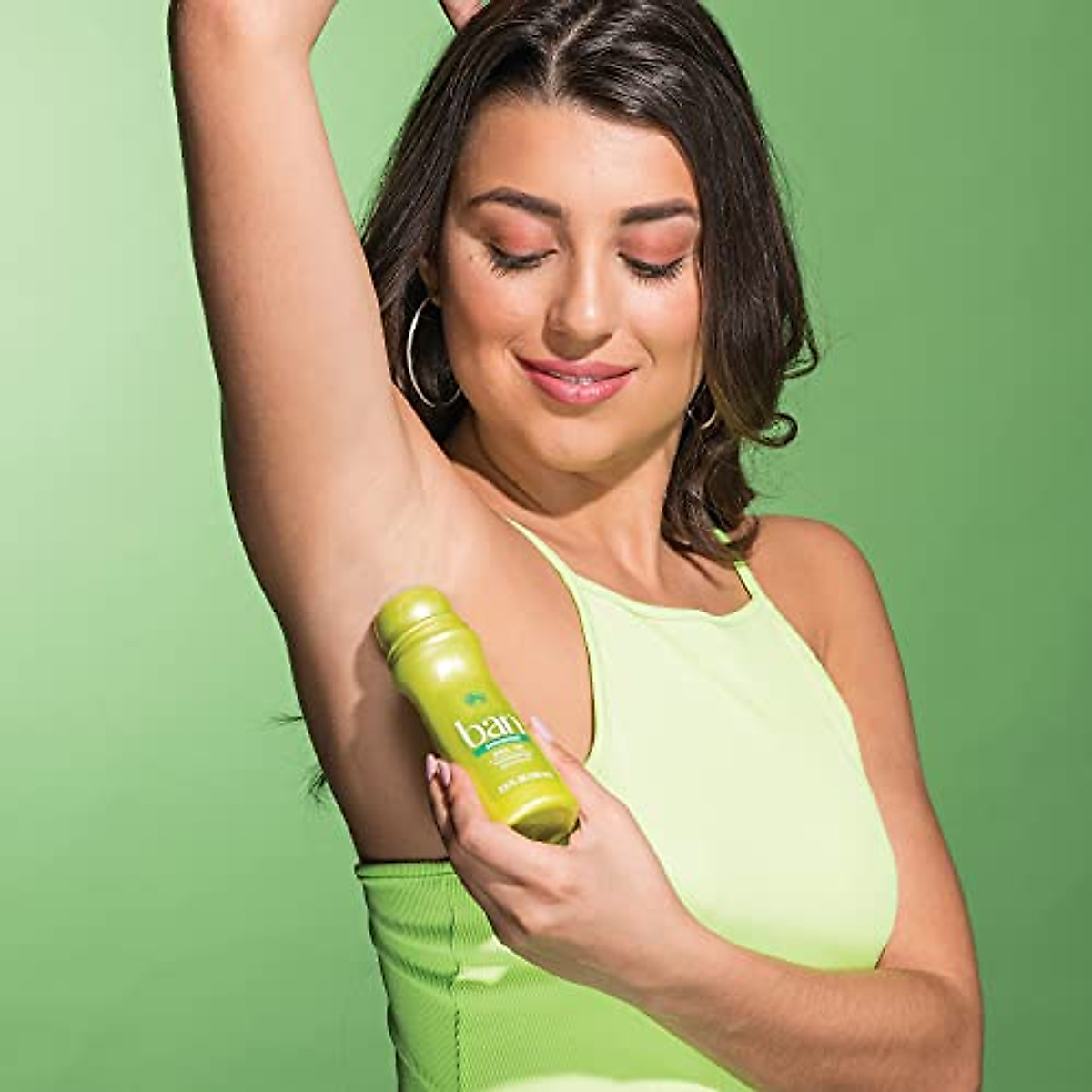 Ban Unscented Scent 24-hour Invisible Antiperspirant, Roll-on Deodorant for Women and Men, Underarm Wetness Protection, with Odor-fighting Ingredients, 1.5 Fl Oz (Pack of 4)