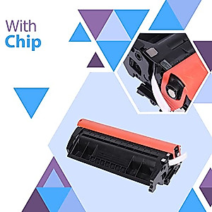 58A CF258A Toner Cartridge Black: 2 Pack (with Chip, High Yield) Replacement for HP CF258A 58A 58X CF258X MFP M428fdw M428fdn M428dw M404 M428 Pro M404n M404dn M404dw Printer