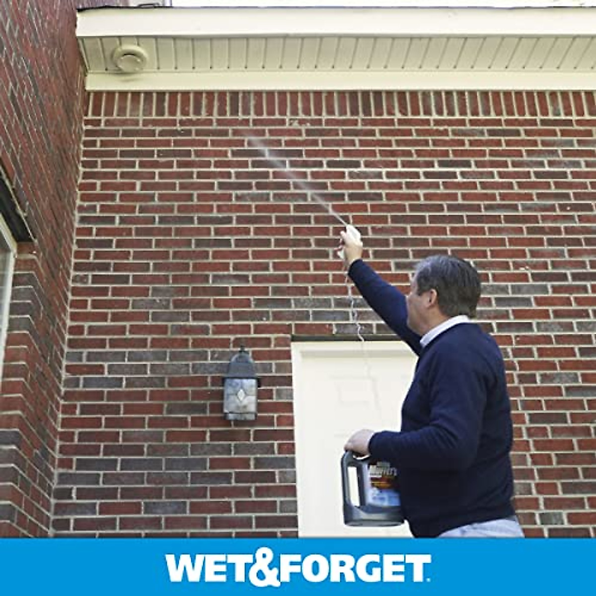 Wet & Forget 803064 Miss Muffet's Revenge Indoor and Outdoor Spider Killer with Attached Sprayer, 64 Fluid Ounces, Ready to Use