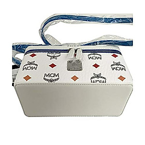 MCM Women's White Rockstar Rainbow Spectrum Visetos Vanity Case Box Bag MYZ9SSV60WA