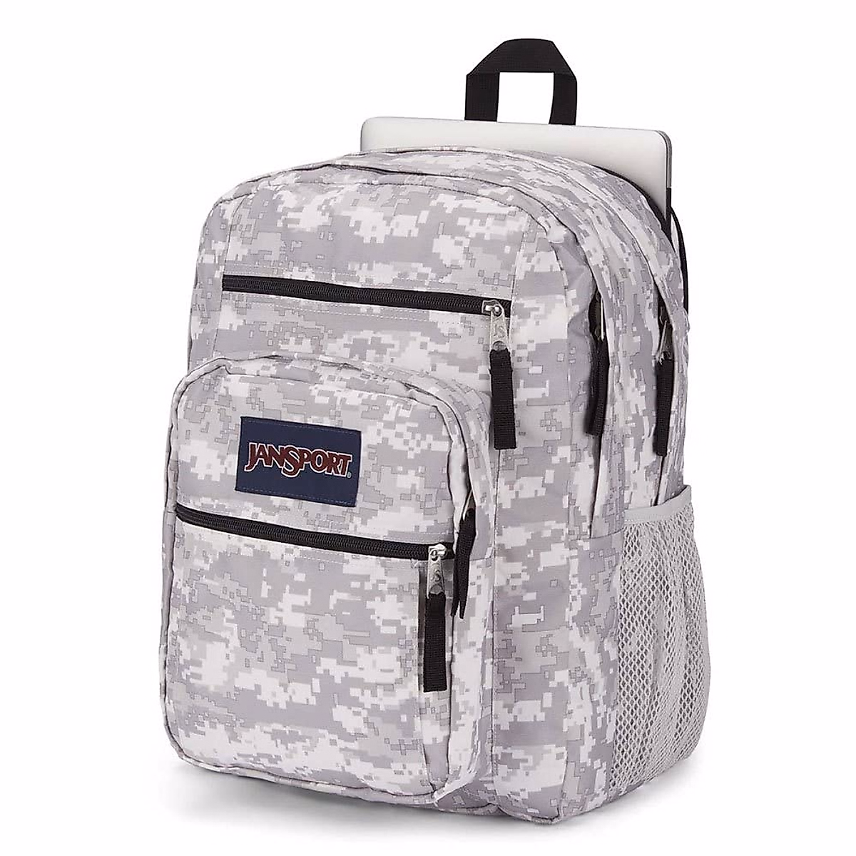 Big Student, Large Backpack, 34 L, 43 x 33 x 25 cm, 15in laptop compartment, 8 Bit Camo, One Size, Big Student