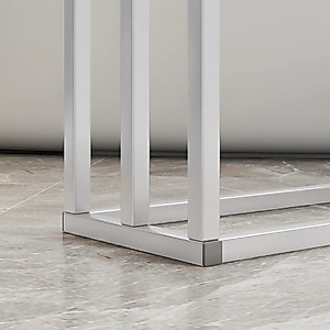 BOFENG Silver Metal Freestanding Towel Racks for Bathroom Towel Stand,3-Tier Floor Towel Rack Holder,Chrome Ladder Towel Racks Anti-Rust Bathroom Accessories Organizer for Bath Storage & Hand Towel