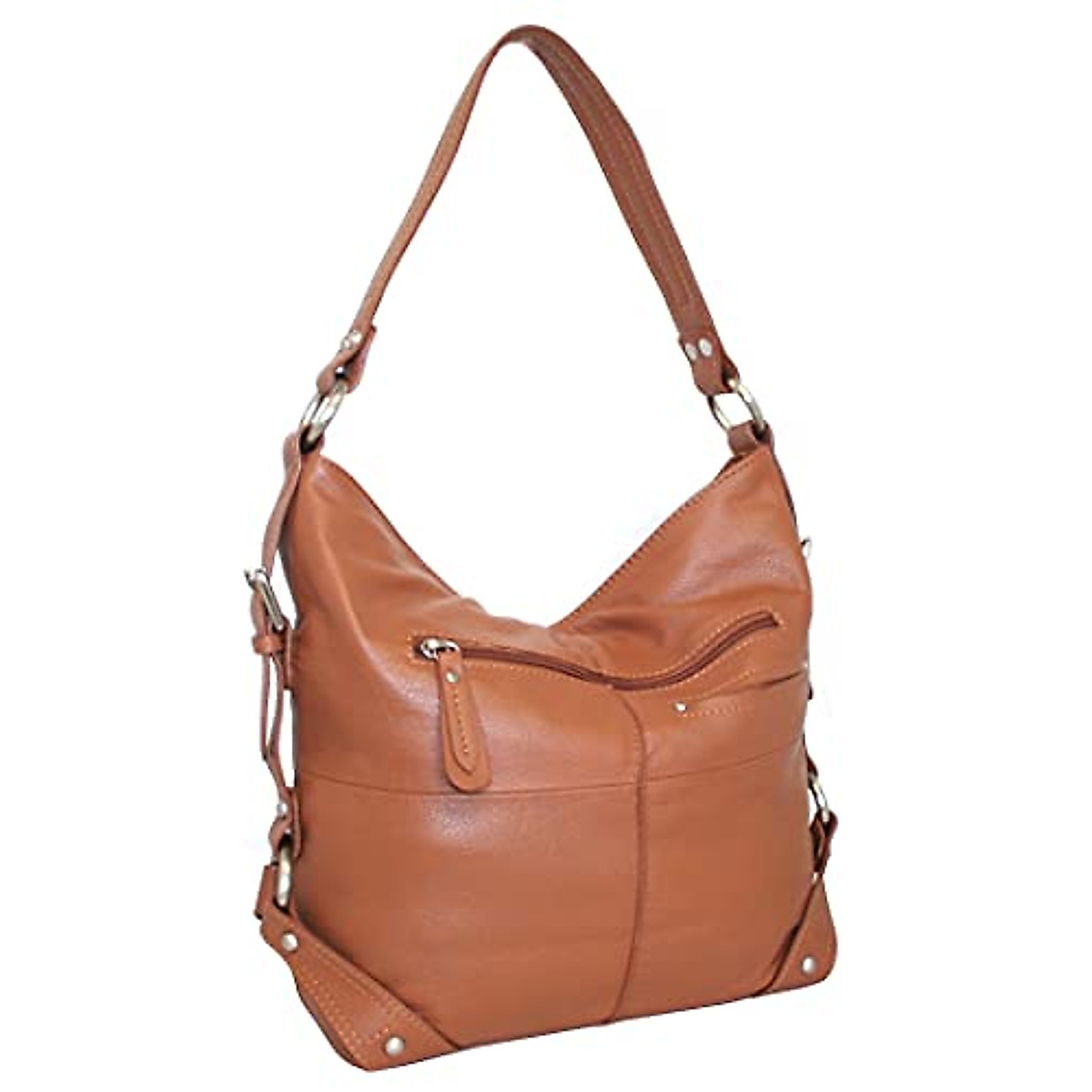 Nino Bossi Handbags Moda Milano Hobo (Cognac)