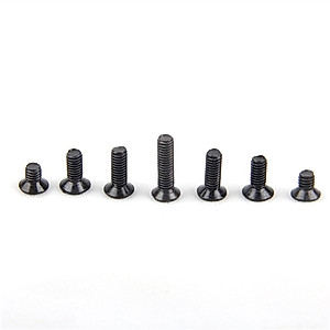 SUNQQA 20/50/100Pcs Laptop Repair Fastener Screws Flat Head Screw Phillips Screws Computer Screws M1 M1.2 M1.4 M1.6 M2 M2.5 M3 M4 (Length : 25mm 20Pcs, Size : M4)