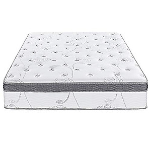 Overstock Sleeplanner 12-inch Hybrid Memory Foam Innerspring Mattress Queen