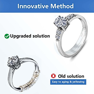 Innovative Ring Size Adjuster Adhesive with UV Light- Adjusts Any Ring Size, Easy Application & Removal, Ring Size Adjuster for Loose Ring, Ring Adjuster Glue, Ring Sizer, Ring Guards